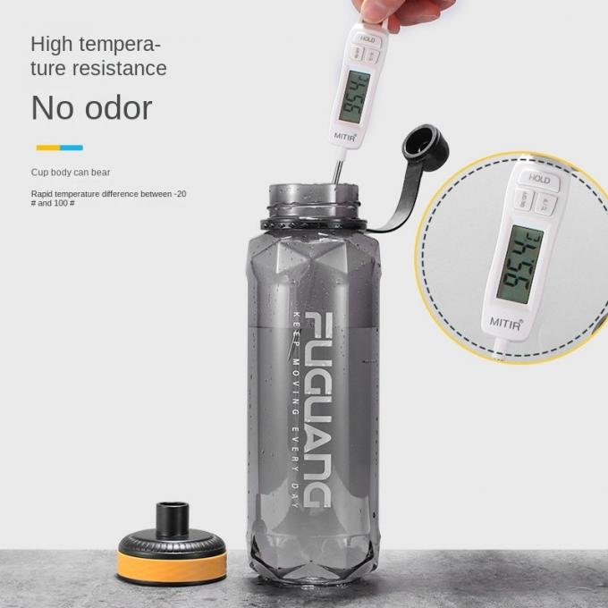 Food Grade No Odor 800ml/1000ml/1400ml/2000ml Water Bottle Bpa Free Plastic Water Bottles High ...